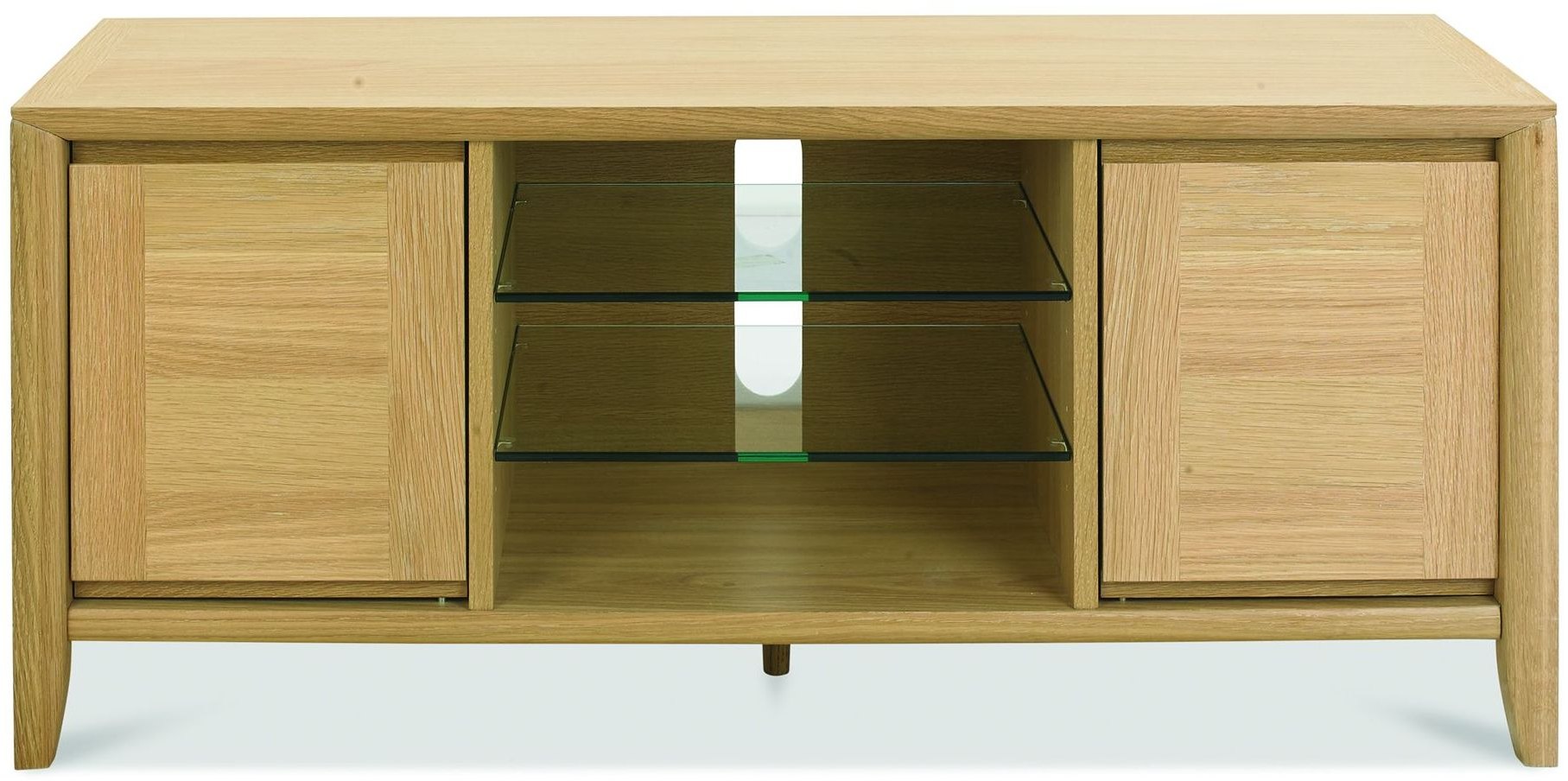 Bergen Oak Entertainment Unit - Belgica Furniture