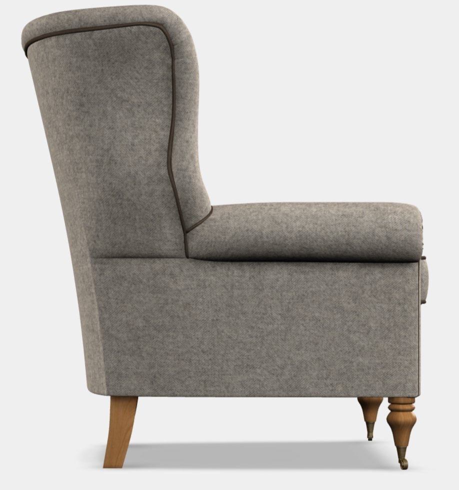 Dunmore Chair by Tetrad Harris Tweed - Belgica Furniture
