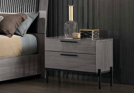 Novecento 2 Drawer Nightstand by ALF - Belgica Furniture