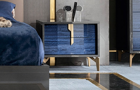 Oceanum 2 Drawer Nightstand by ALF Italia - Belgica Furniture
