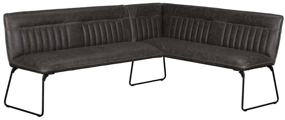 Cooper Corner Left Hand Dining Bench (Grey) - Belgica Furniture