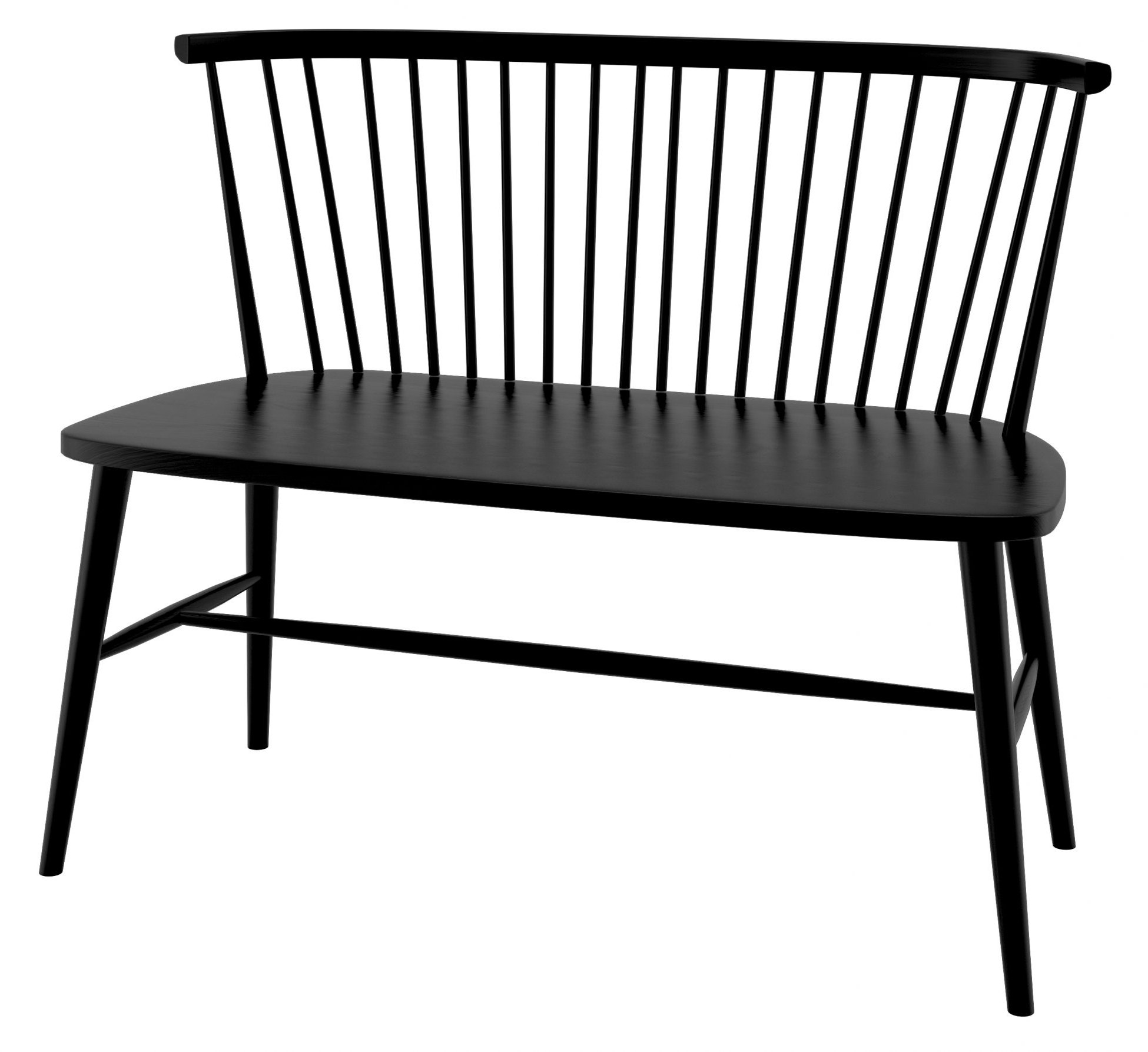 Como Dining Bench (Black Beech) by Bell & Stocchero - Belgica Furniture