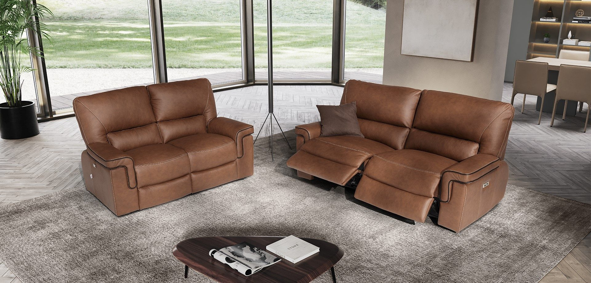 Legacy 2 Seater Sofa (2 Electric Recliners) by New Trend Concepts ...