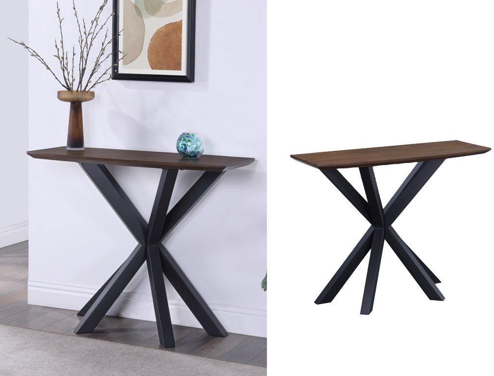 Sierra Curved Console Table - Belgica Furniture