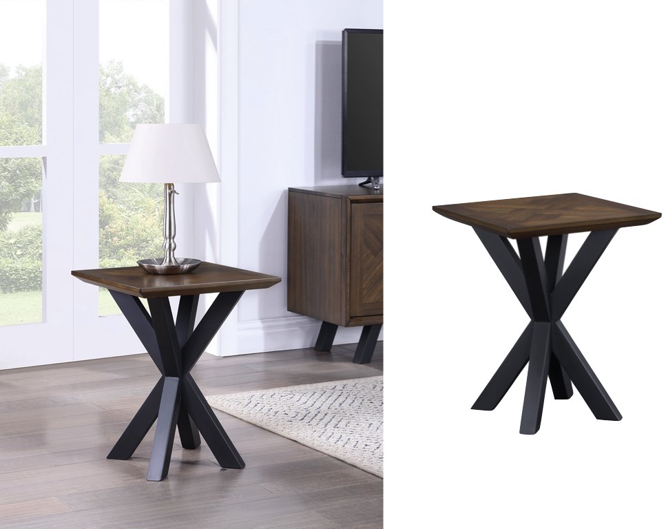 Sierra Square Lamp Table - Belgica Furniture