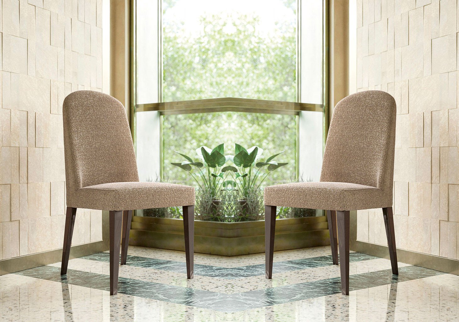 Pair of New York Chairs by ALF Italia - Belgica Furniture