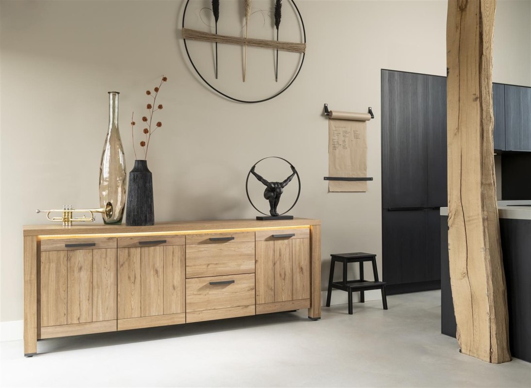 Delmonte 230cm Sideboard by Habufa Belgica Furniture