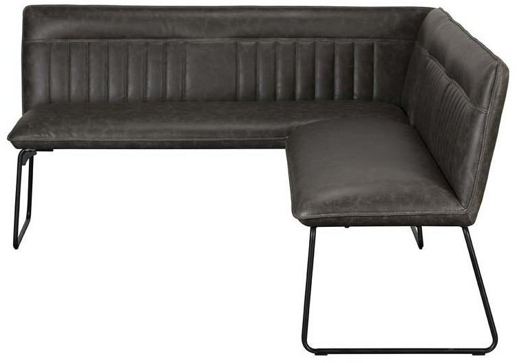 Cooper Corner Right Hand Dining Bench (Grey) - Belgica Furniture