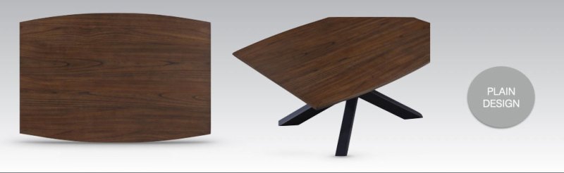 Sierra Curved Console Table - Belgica Furniture